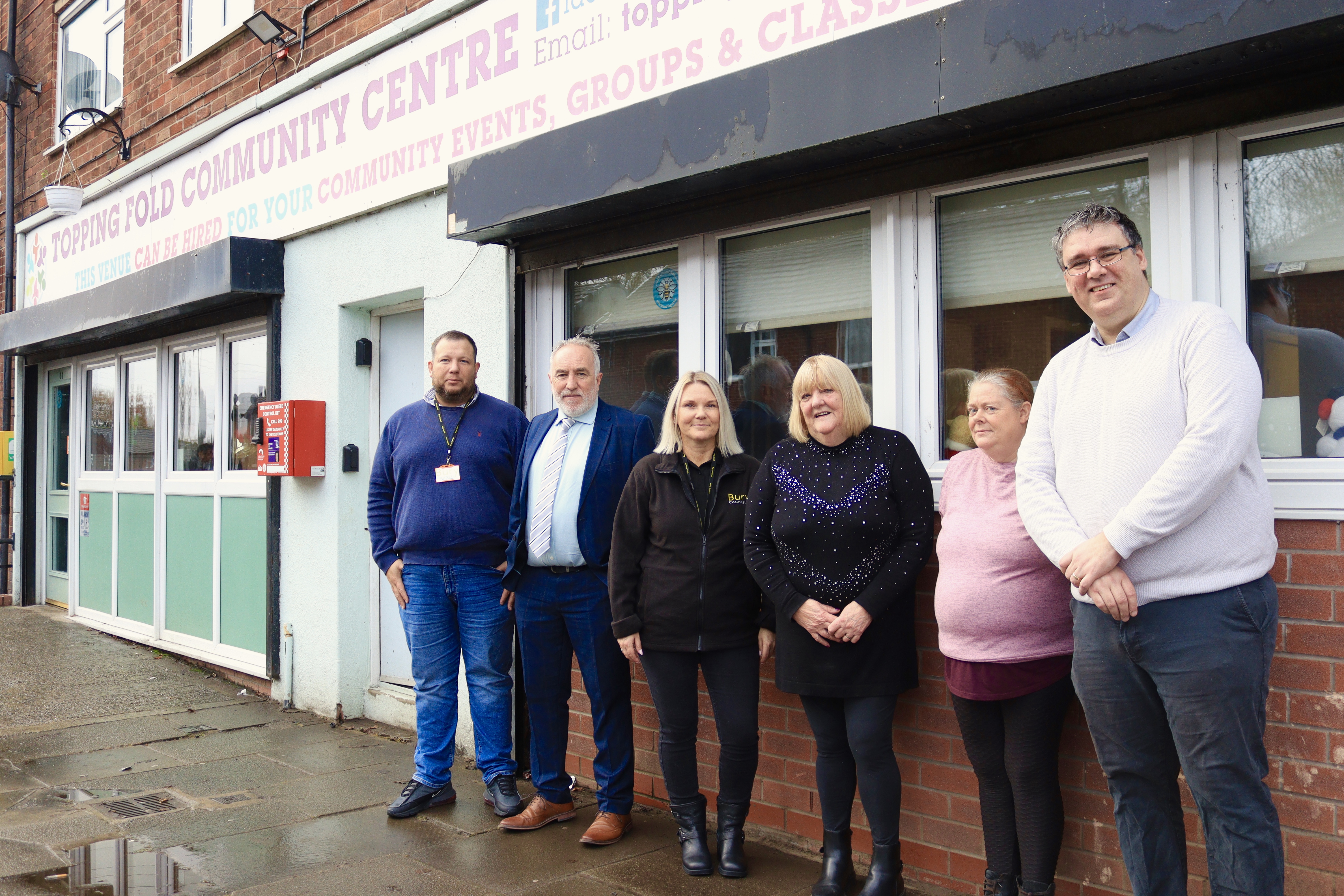 Topping Fold Community Centre receive funding thanks to SureServe ...